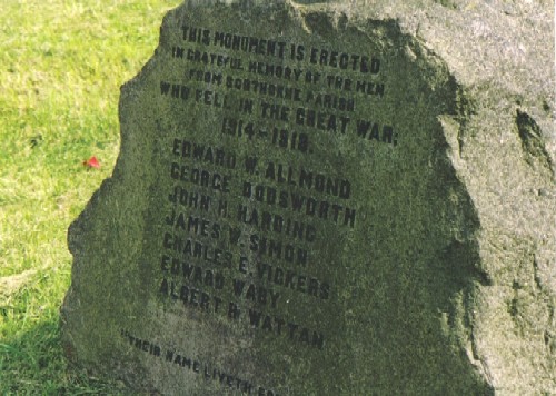 Roll of Honour - Lincolnshire - Scothern